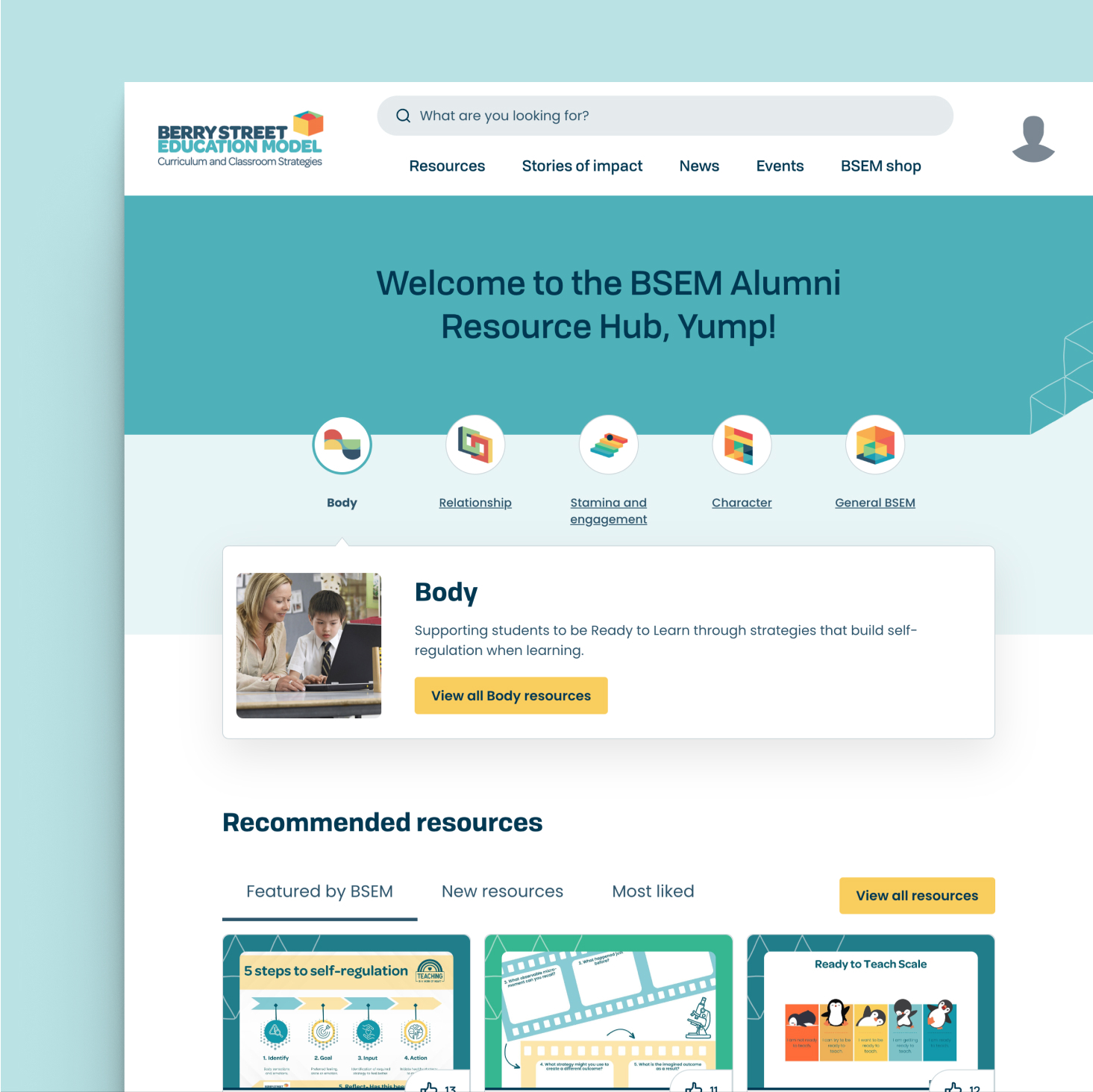 Yump Digital | Berry Street Alumni Resource Hub
